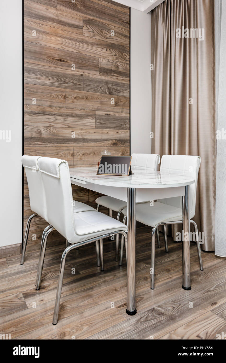 Modern dining room interior Stock Photo - Alamy
