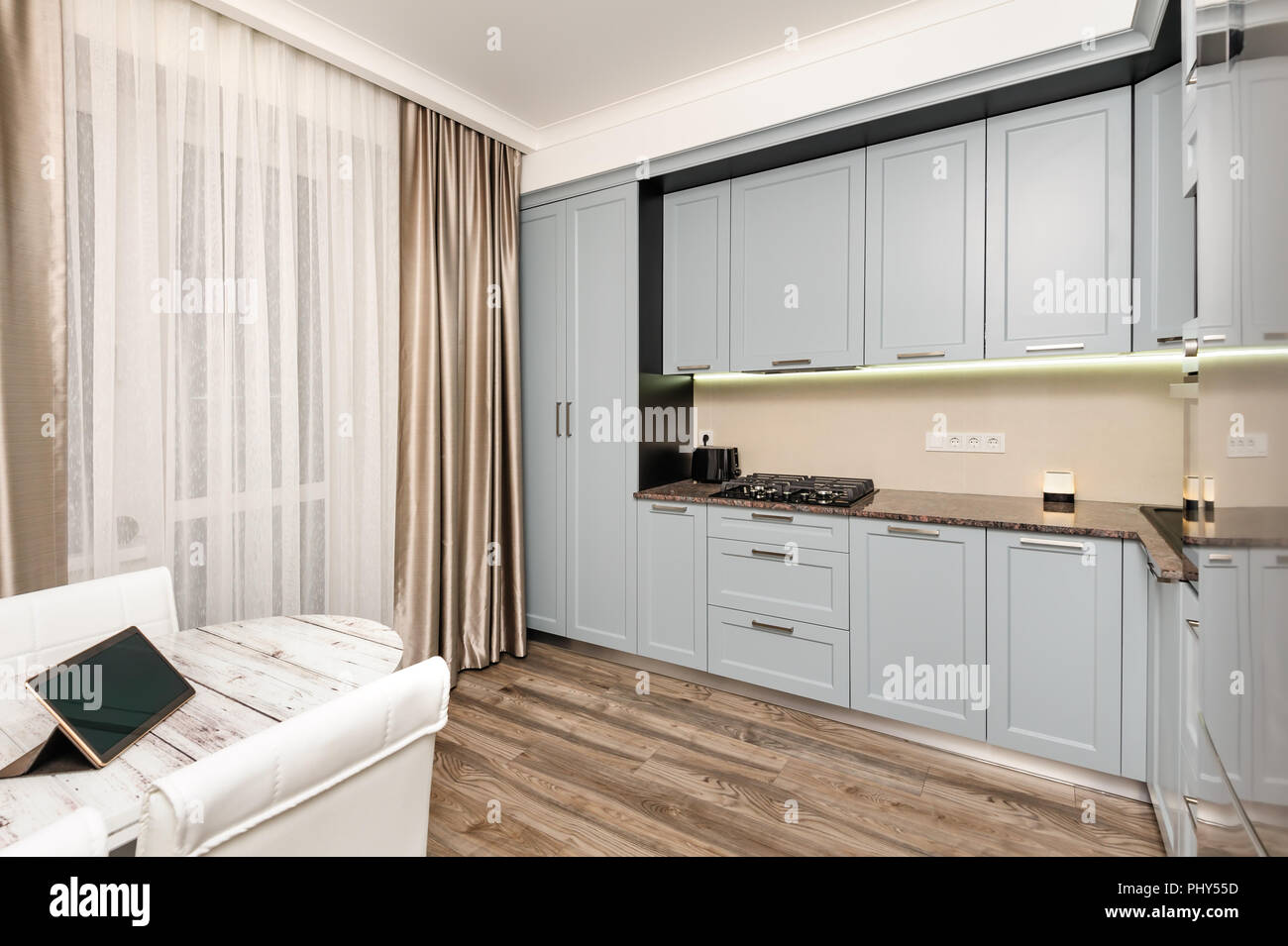 Modern kitchen interior Stock Photo - Alamy