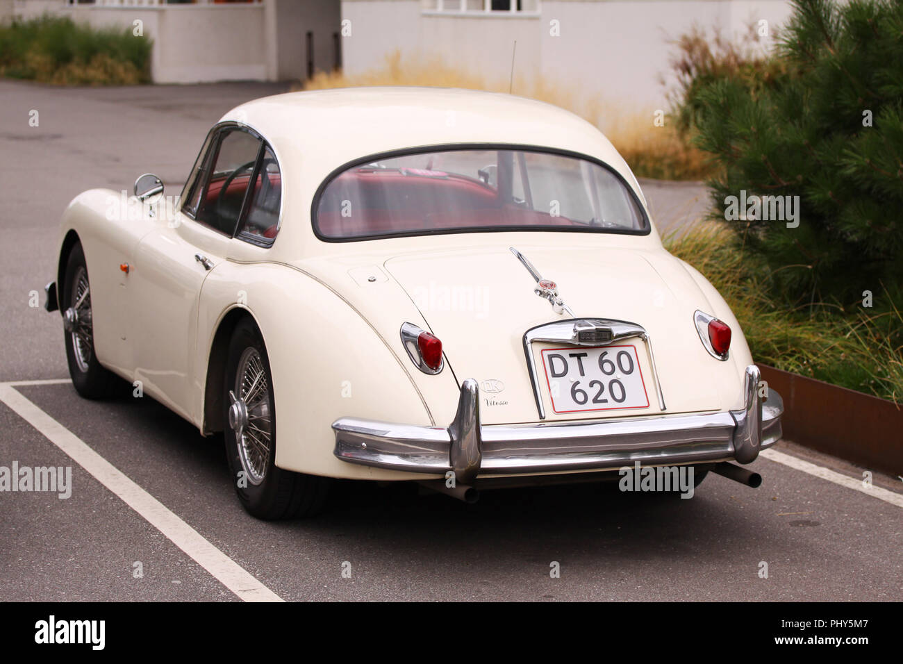 Copenhagen, Denmark - September 1, 2018: Jaguar Mark 2 car - rear view ...