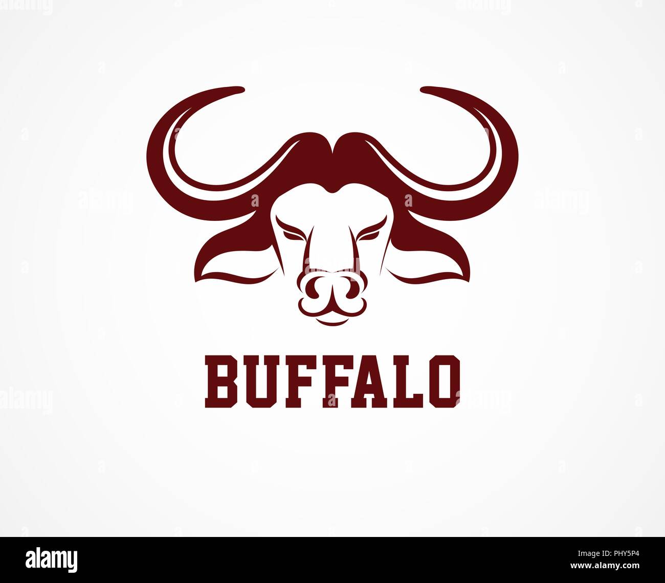 Buffalo logo hi-res stock photography and images - Alamy