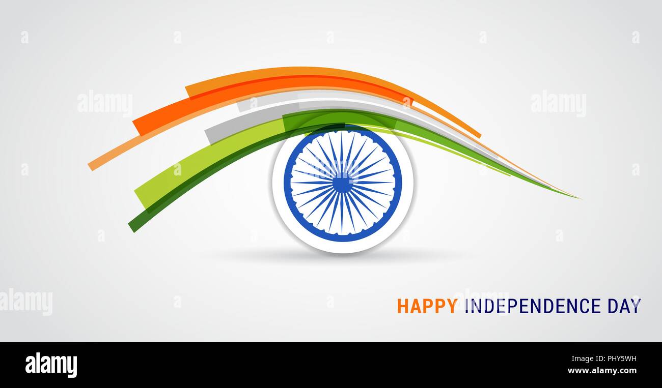 Indian holiday, Happy Independence Day celebration, poster and banner ...
