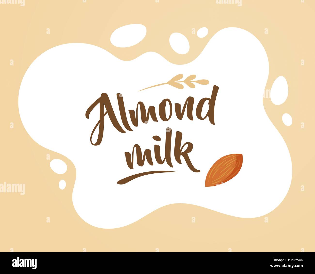 Almond vector vectors Stock Vector Images - Alamy