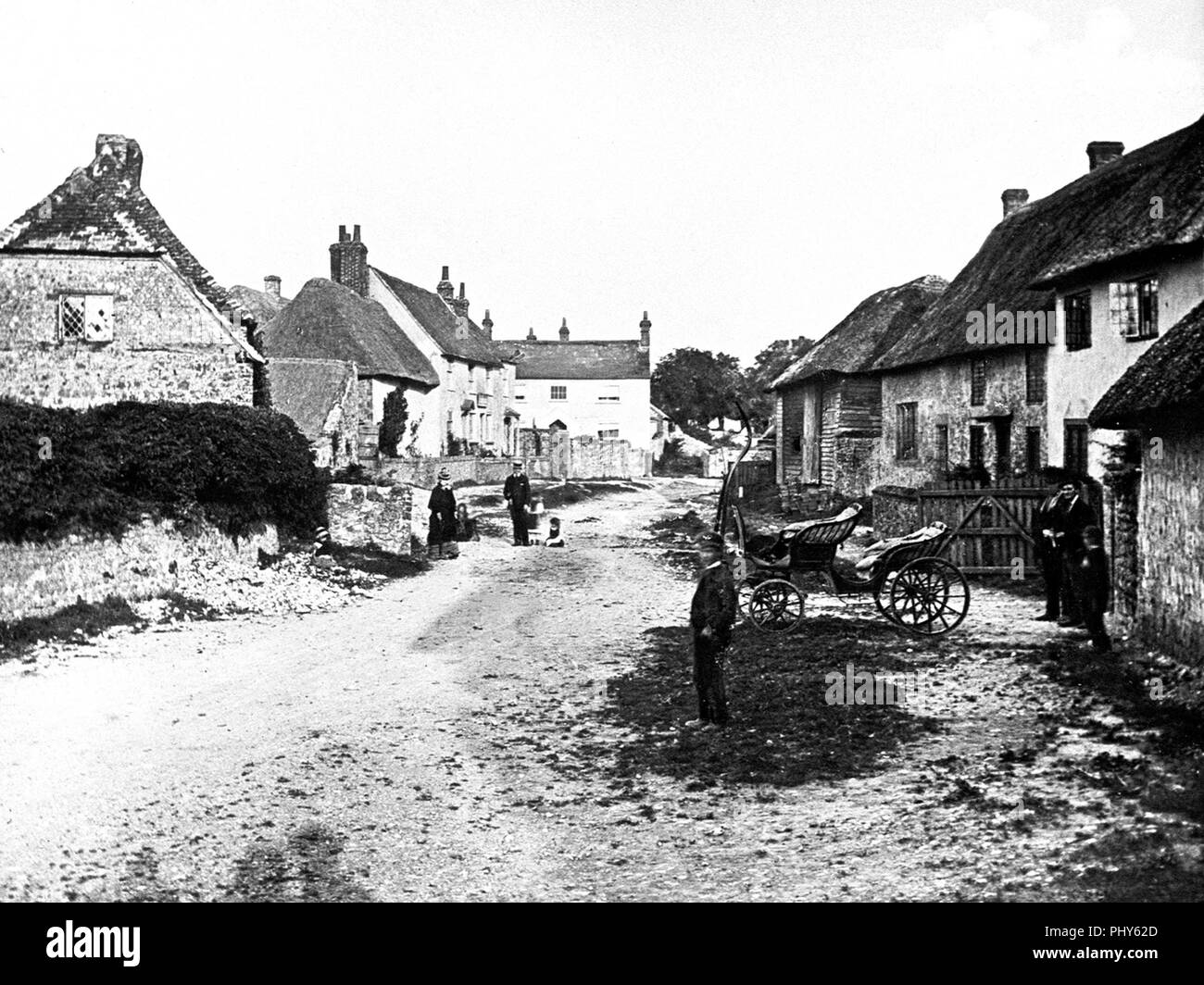 Amberley Village, Victorian period Stock Photo - Alamy