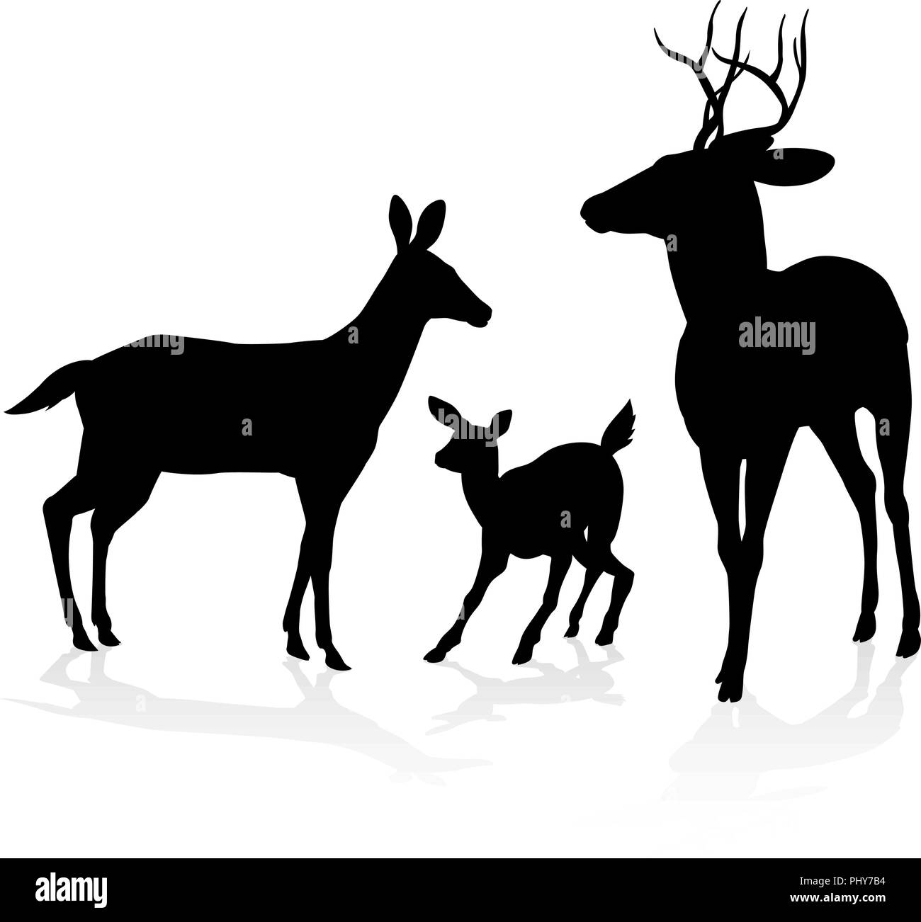 Hunting family Stock Vector Images - Alamy