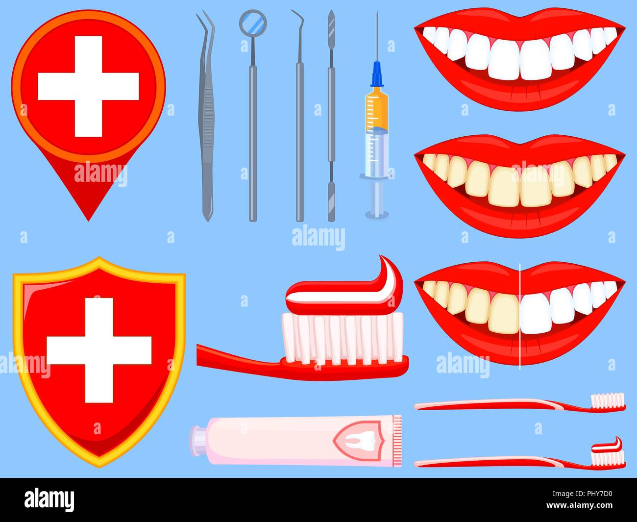 Dental insurance vector icon Stock Vector Images - Alamy
