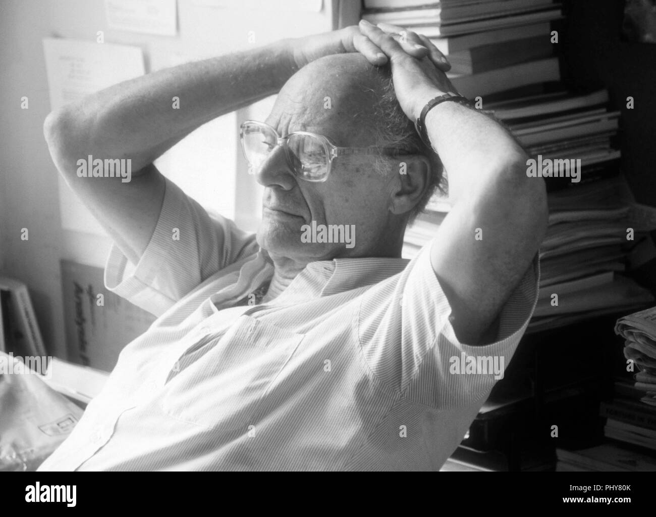 Arthur Miller in 1988 Photo By Adam Scull/PHOTOlink.net Stock Photo - Alamy