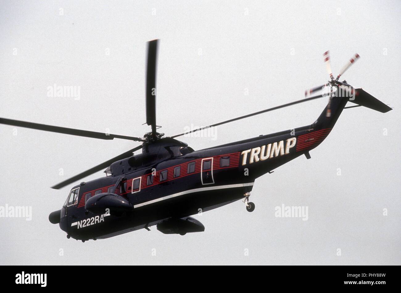 #Donald Trump #Helicopter 1989 Photo By Adam Scull/PHOTOlink.net Stock ...