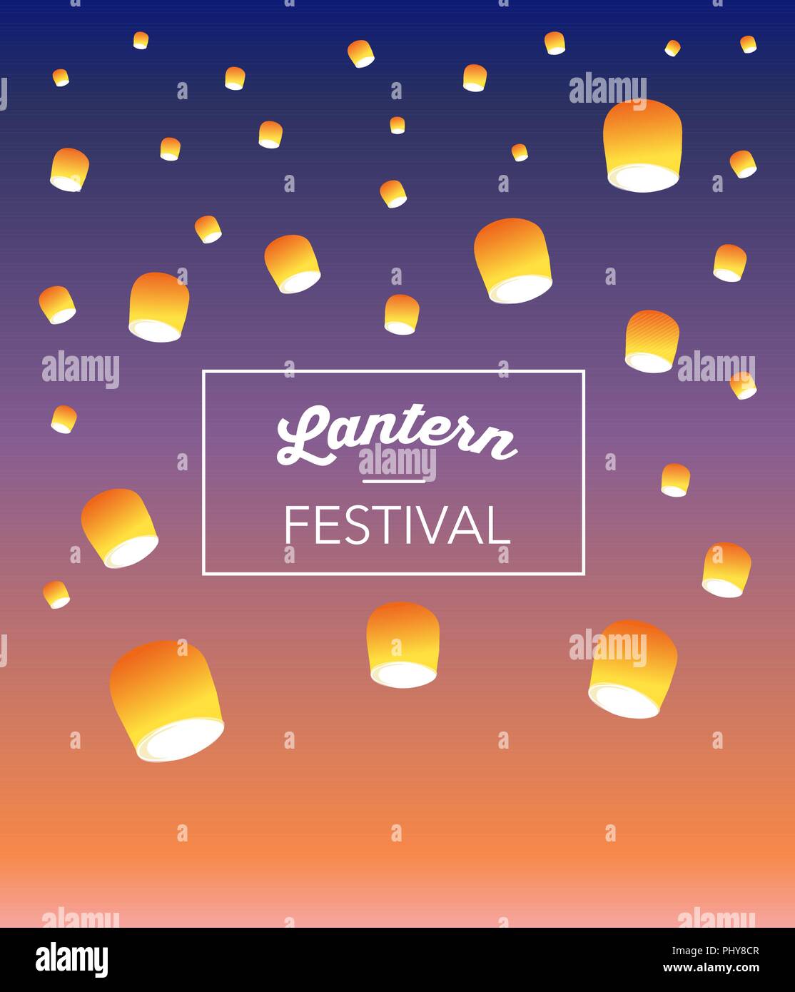 Sky Lantern Festival, Chinese, Thai and Japanese flying lanterns ...