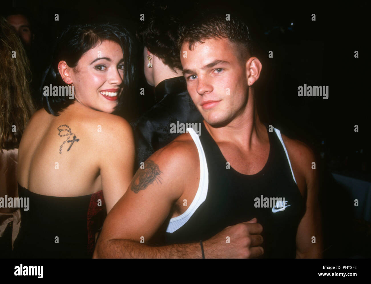 HOLLYWOOD, CA - SEPTEMBER 8: (L-R) Actress Alyssa Milano and actor ...