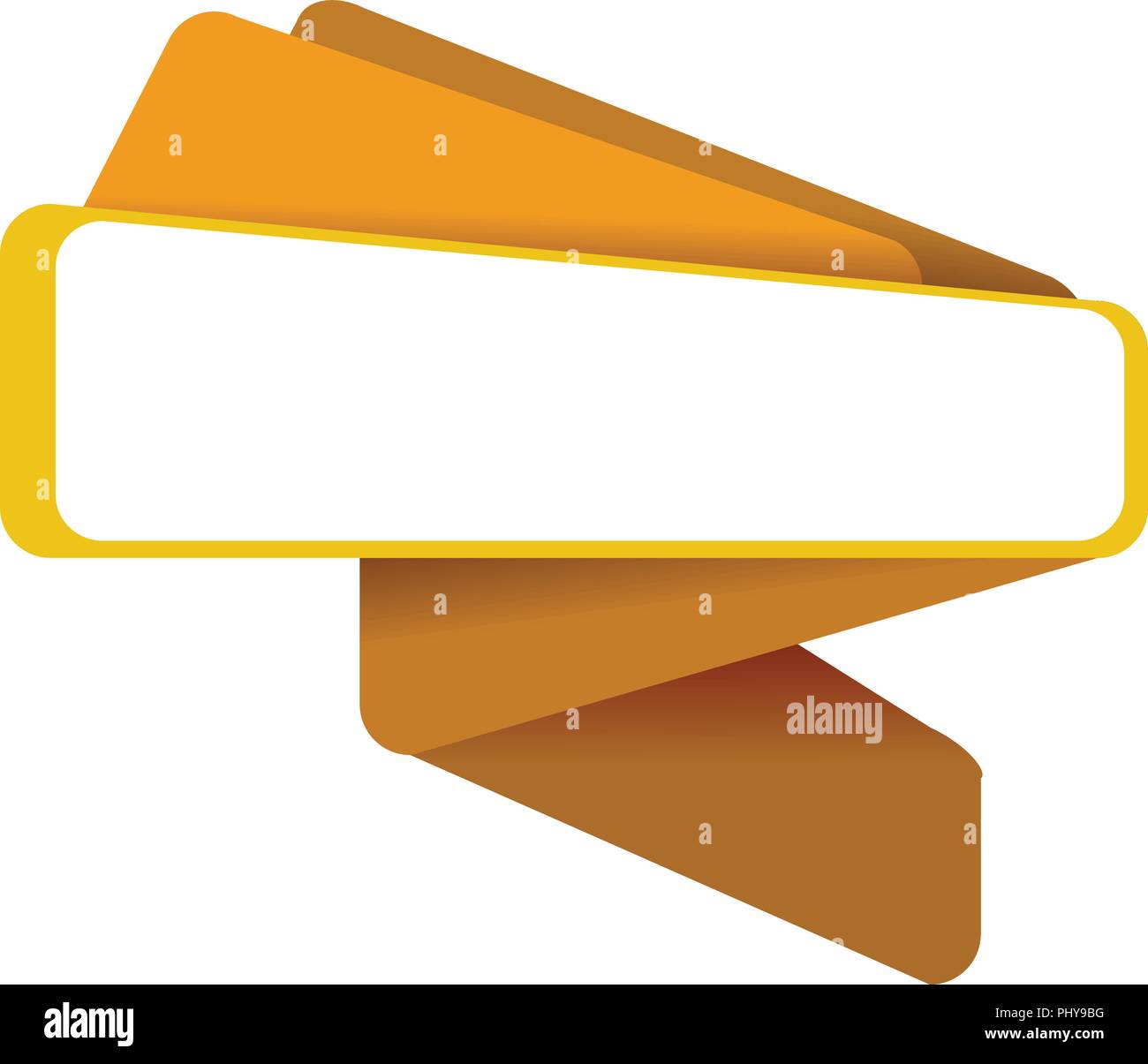 Vector Origami banner. Trendy origami ribbon banner Stock Vector Image ...