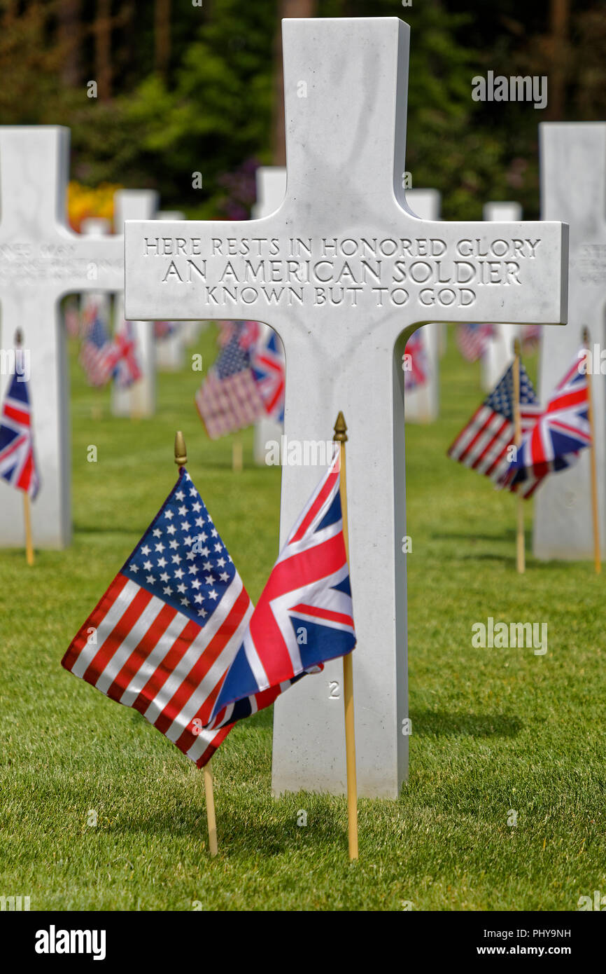 Headstone of a Great War US Army soldier 'Known But To God' at the ...