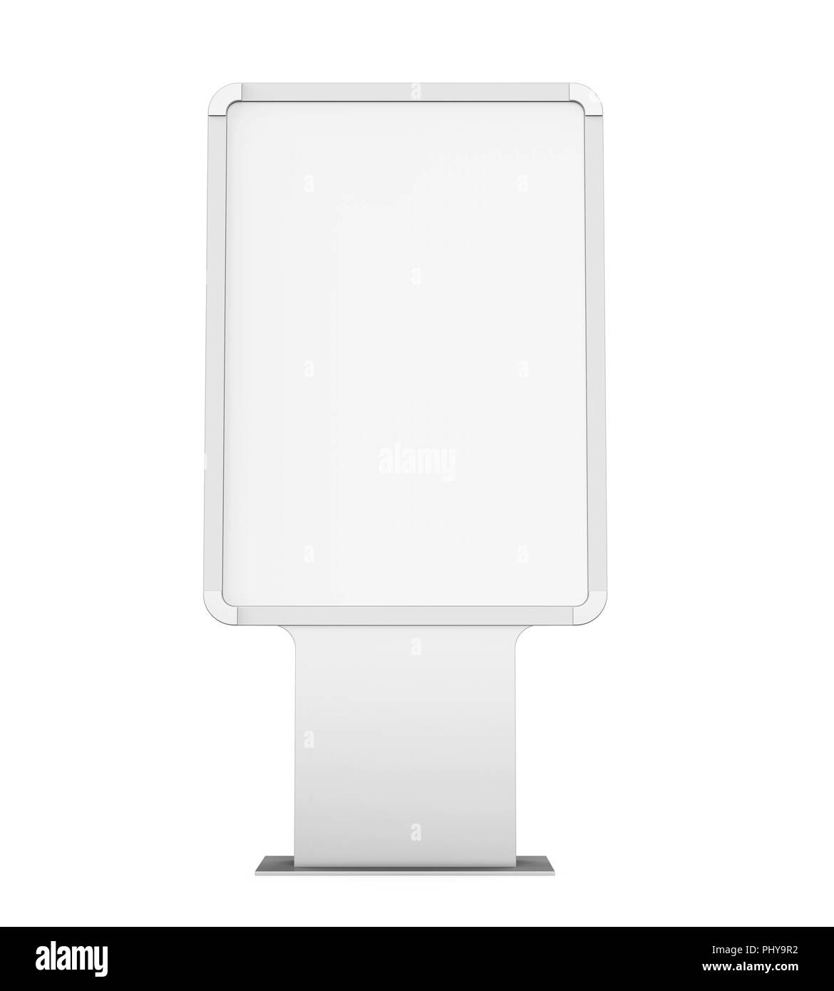 Blank Advertising Billboard Stand Isolated Stock Photo - Alamy
