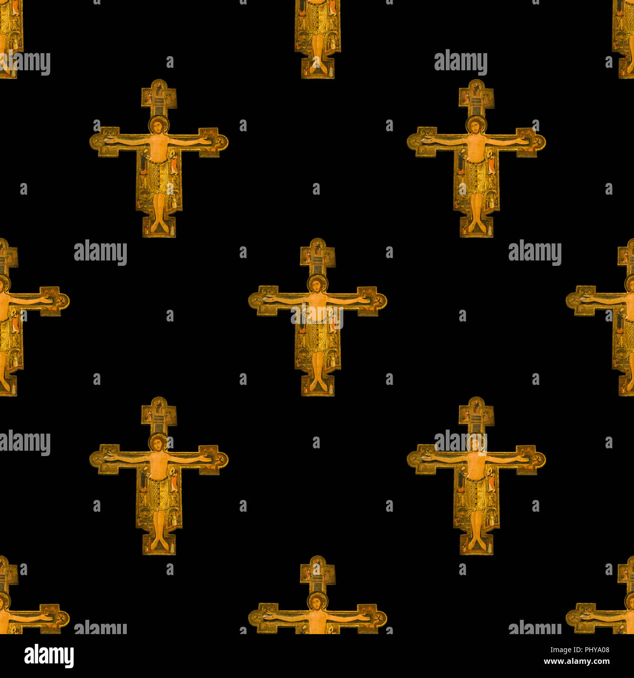 Medieval Background Cross