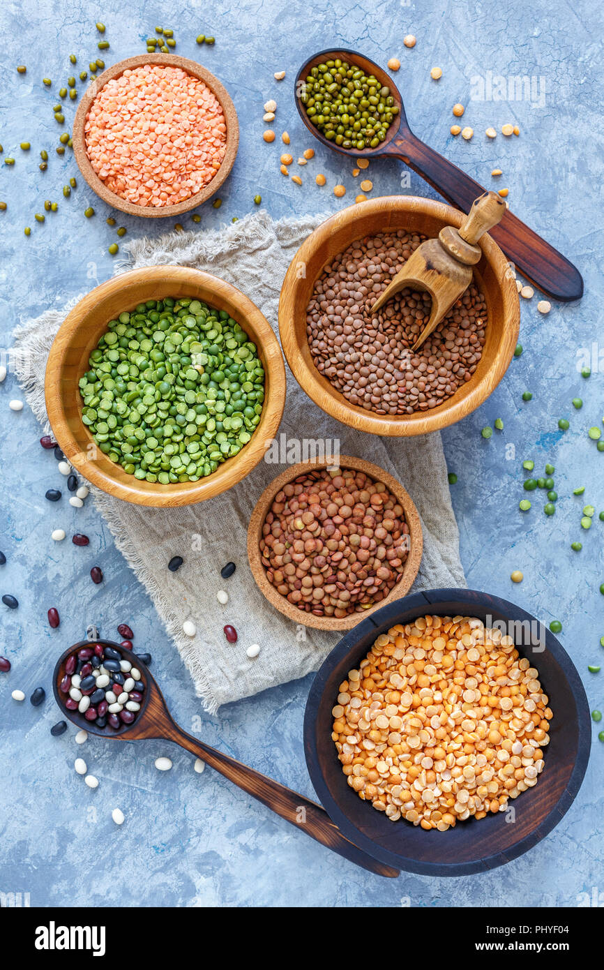 Lentils legumes pea hi-res stock photography and images - Alamy