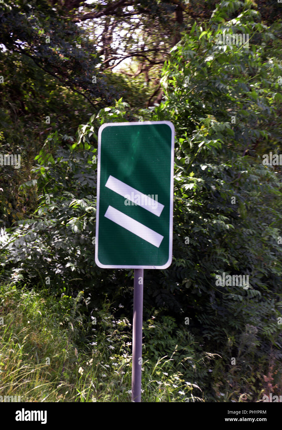 1 3 road signs hi-res stock photography and images - Alamy