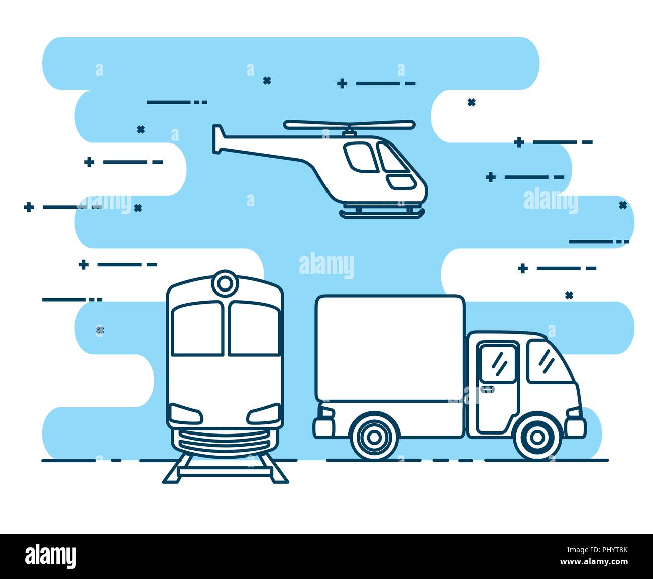 Infographic of logistic design template Cut Out Stock Images & Pictures ...