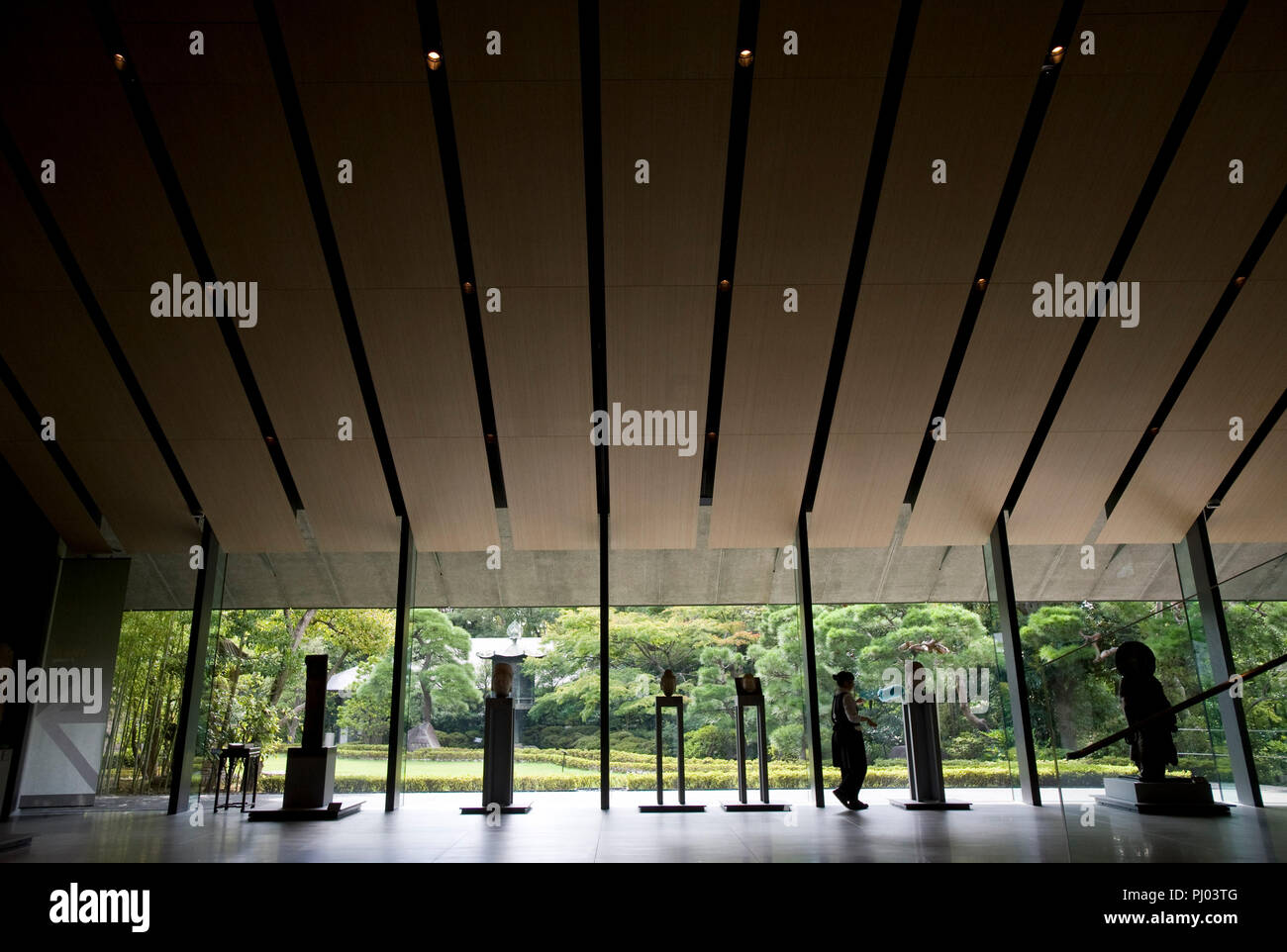 Photo shows artworks on display at the Nezu Museum in, Tokyo, Japan on ...