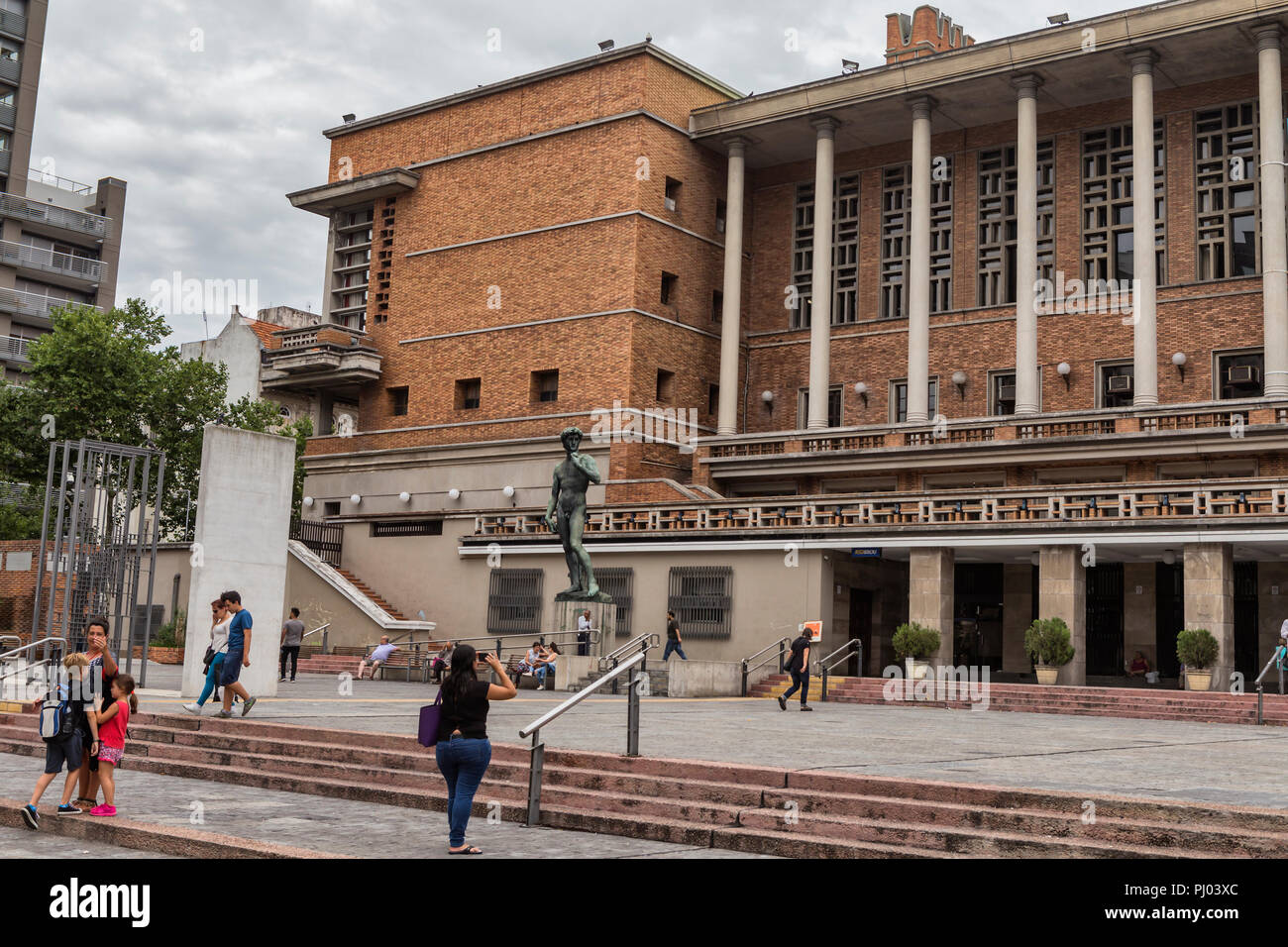 City hall, Palacio municipal (1941), Montevideo, Uruguay Stock Photo ...