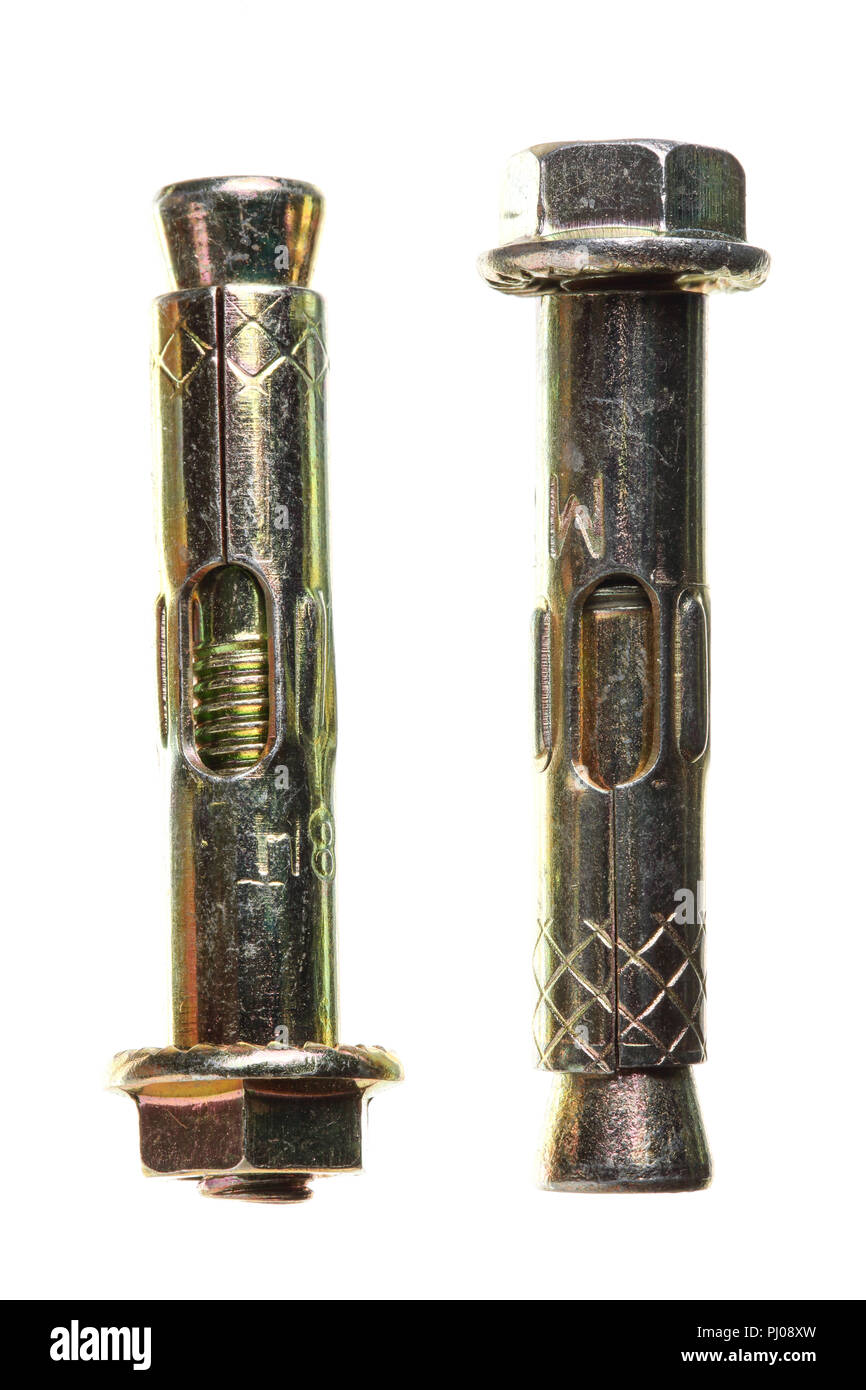 Anchor building screw metal. Sleeve Anchor Bolt Stock Photo - Alamy