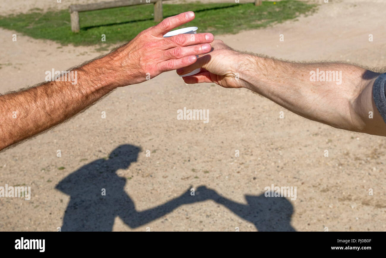 Water to runners hi-res stock photography and images - Alamy