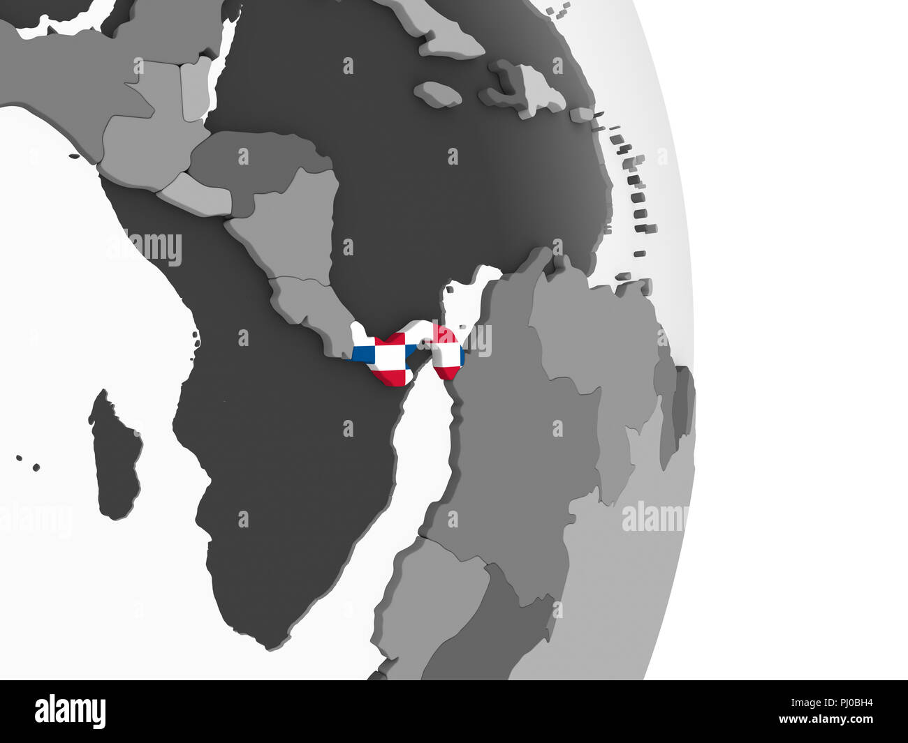 Gray panama map hi-res stock photography and images - Alamy