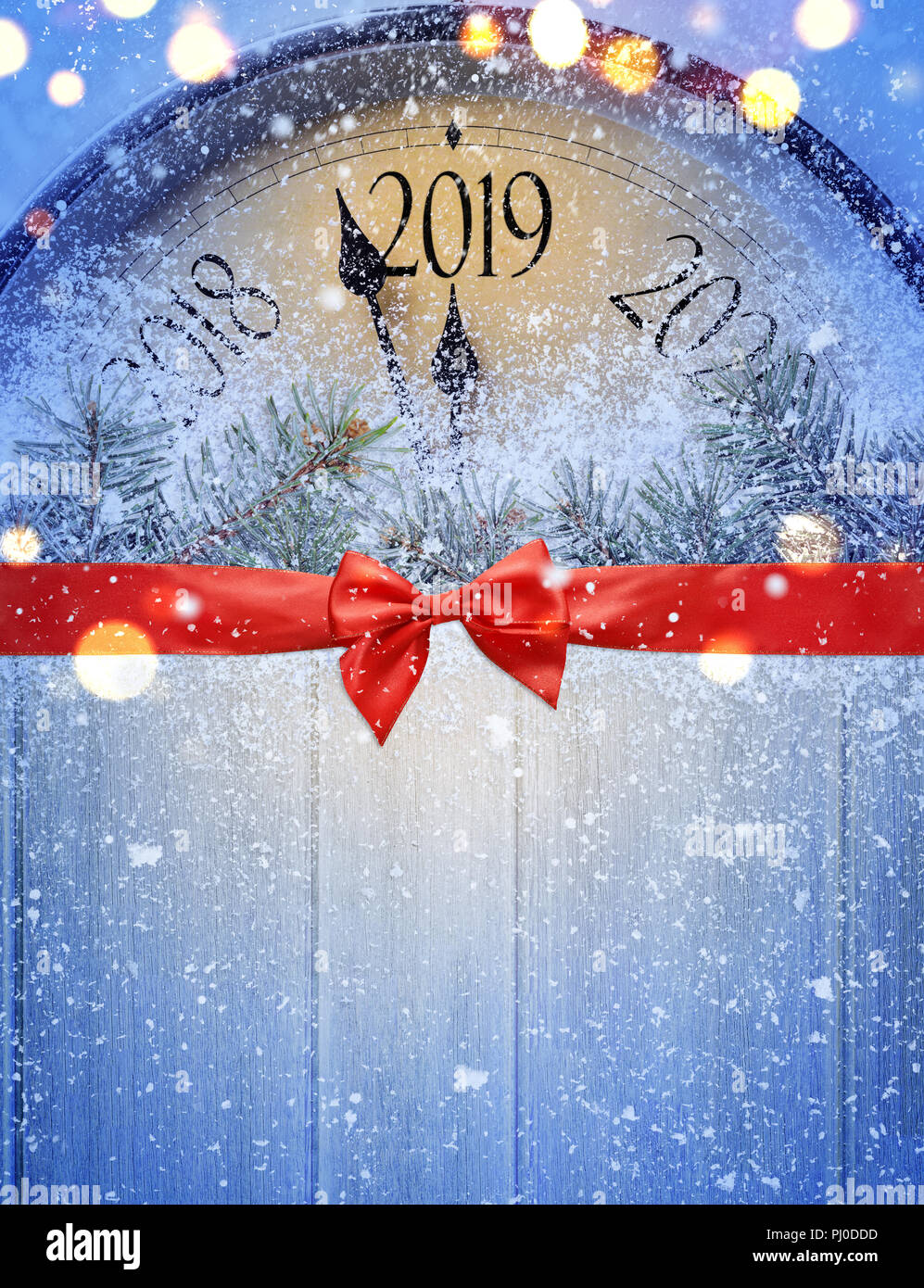 Countdown to midnight Stock Photo - Alamy