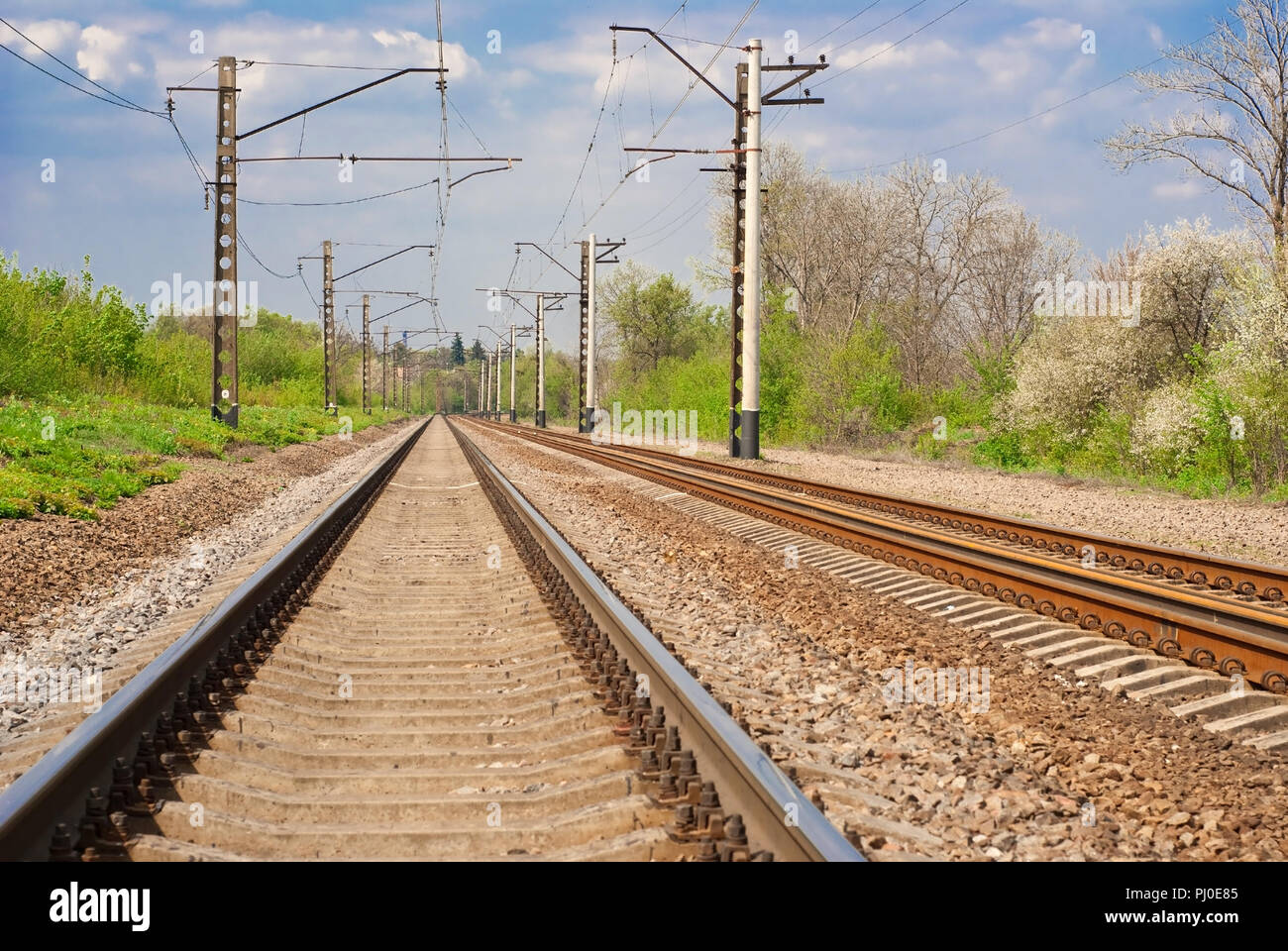 Long railway hi-res stock photography and images - Alamy