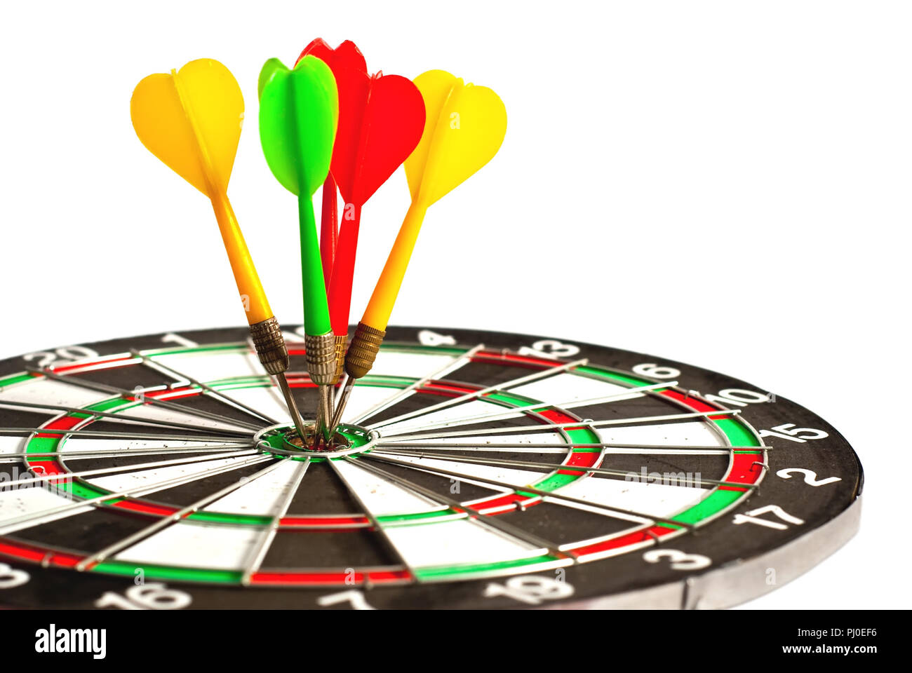 dart isolated on white background Stock Photo - Alamy