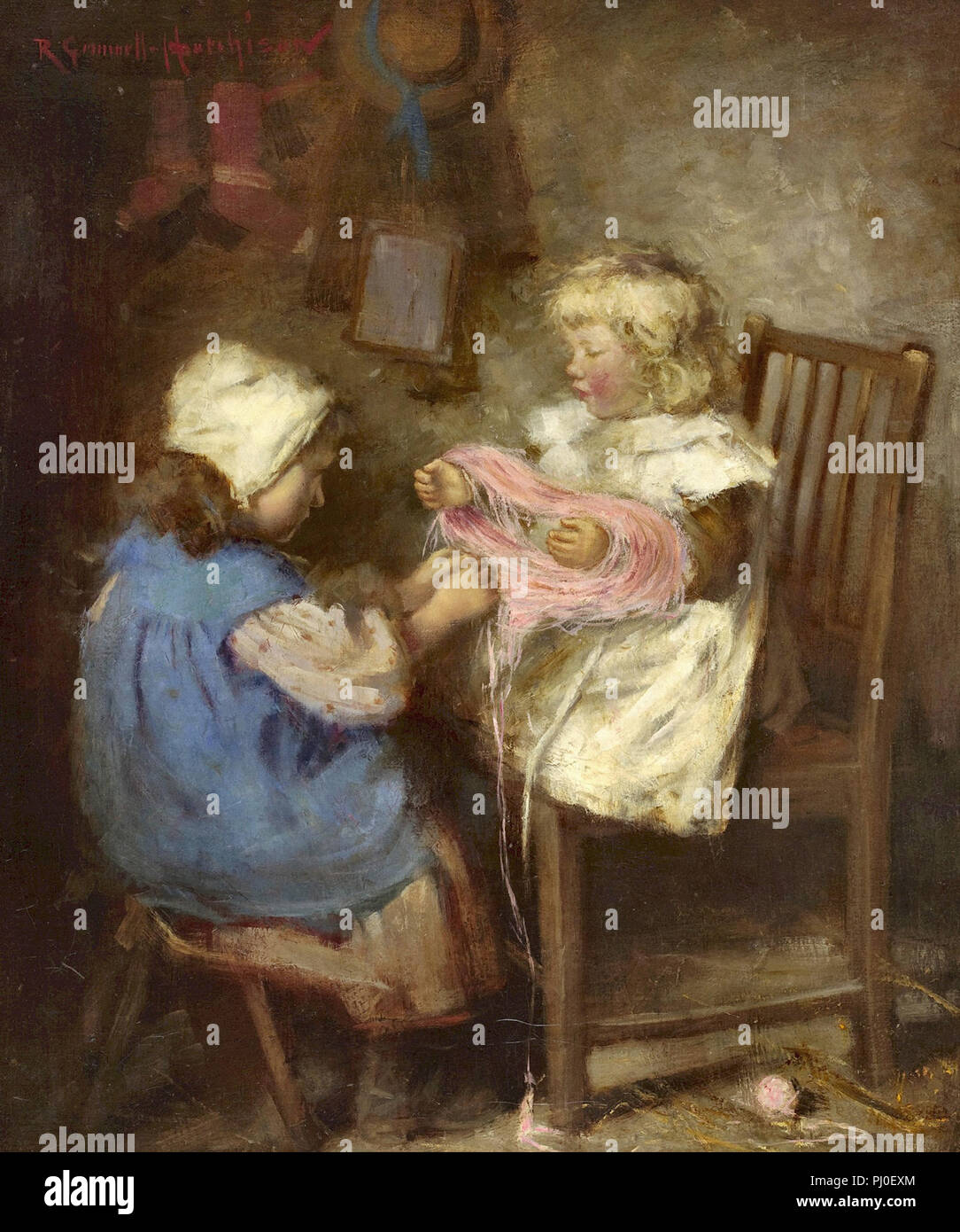 Wool winding hi-res stock photography and images - Alamy