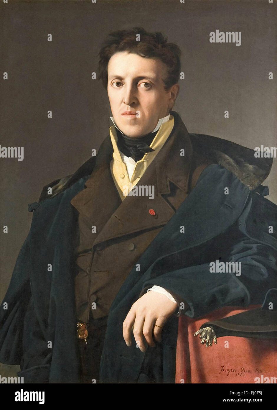 Ingres Jean Auguste Dominique - Charles-Marie-Jean-Baptiste Marcotte ...