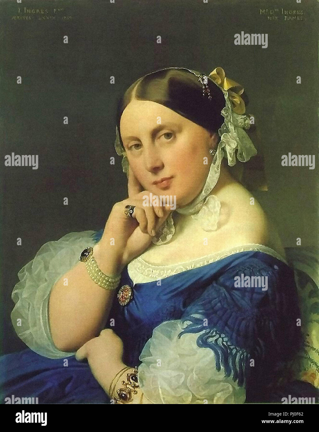 Ingres Jean Auguste Dominique - Delphine Ramel Madame Ingres 1 Stock ...