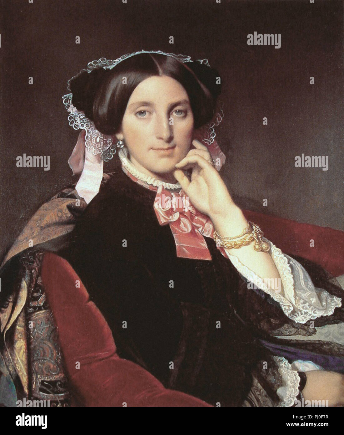 Ingres Jean Auguste Dominique - Madame Henri Gonse Stock Photo - Alamy