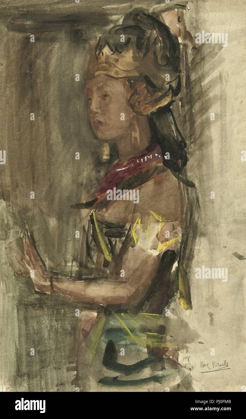 Israels Isaac - Javanese Dancer Stock Photo - Alamy