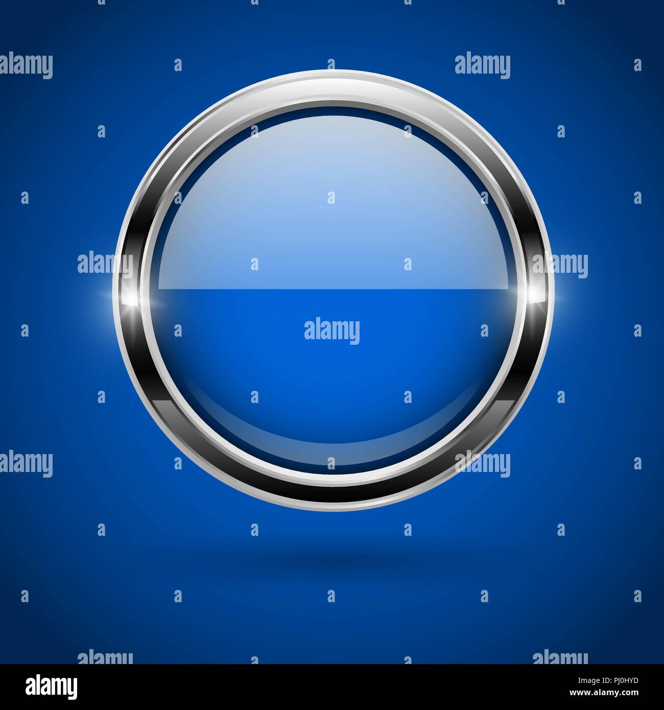 Blue circle frame Stock Vector Images - Alamy