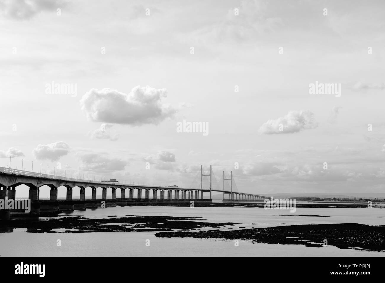 Crossing over motorway Black and White Stock Photos & Images - Alamy