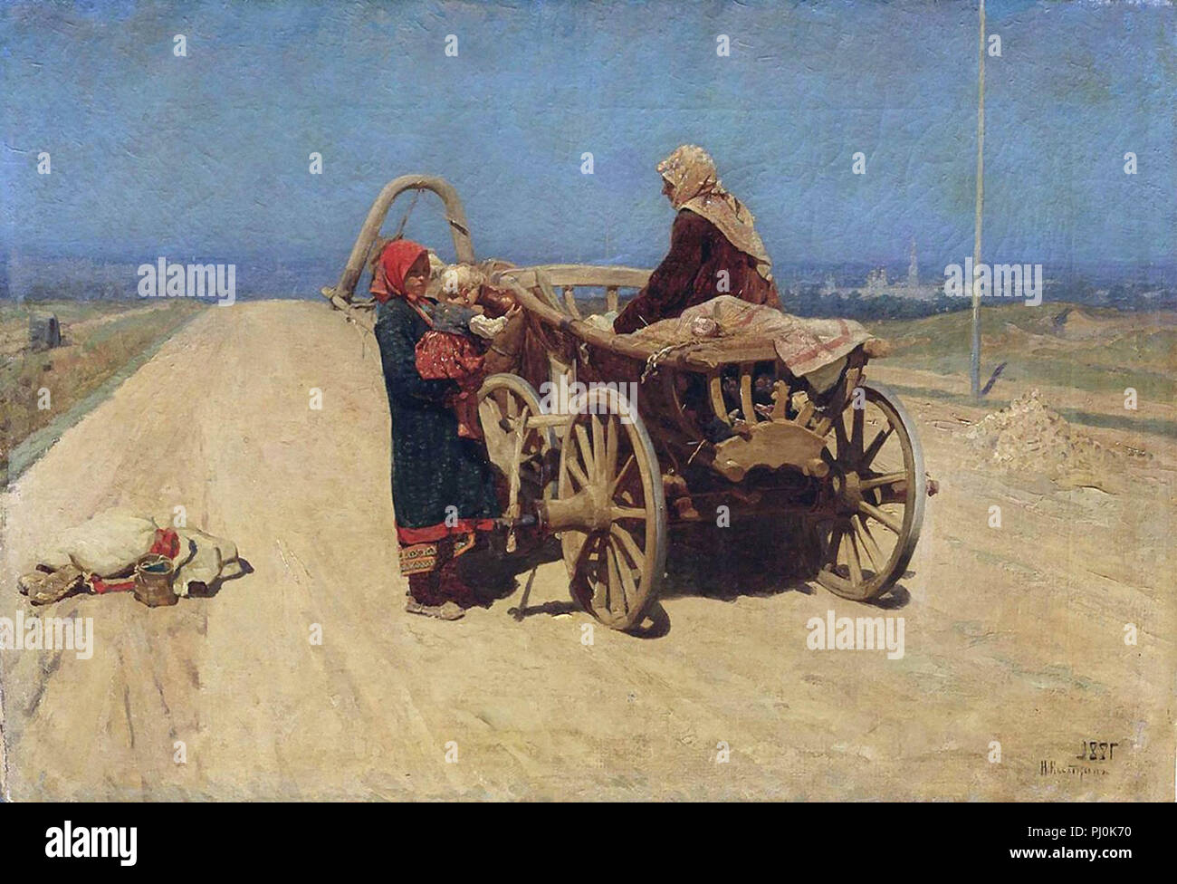 Kasatkin Nikolai - Moving to a New Place Stock Photo - Alamy