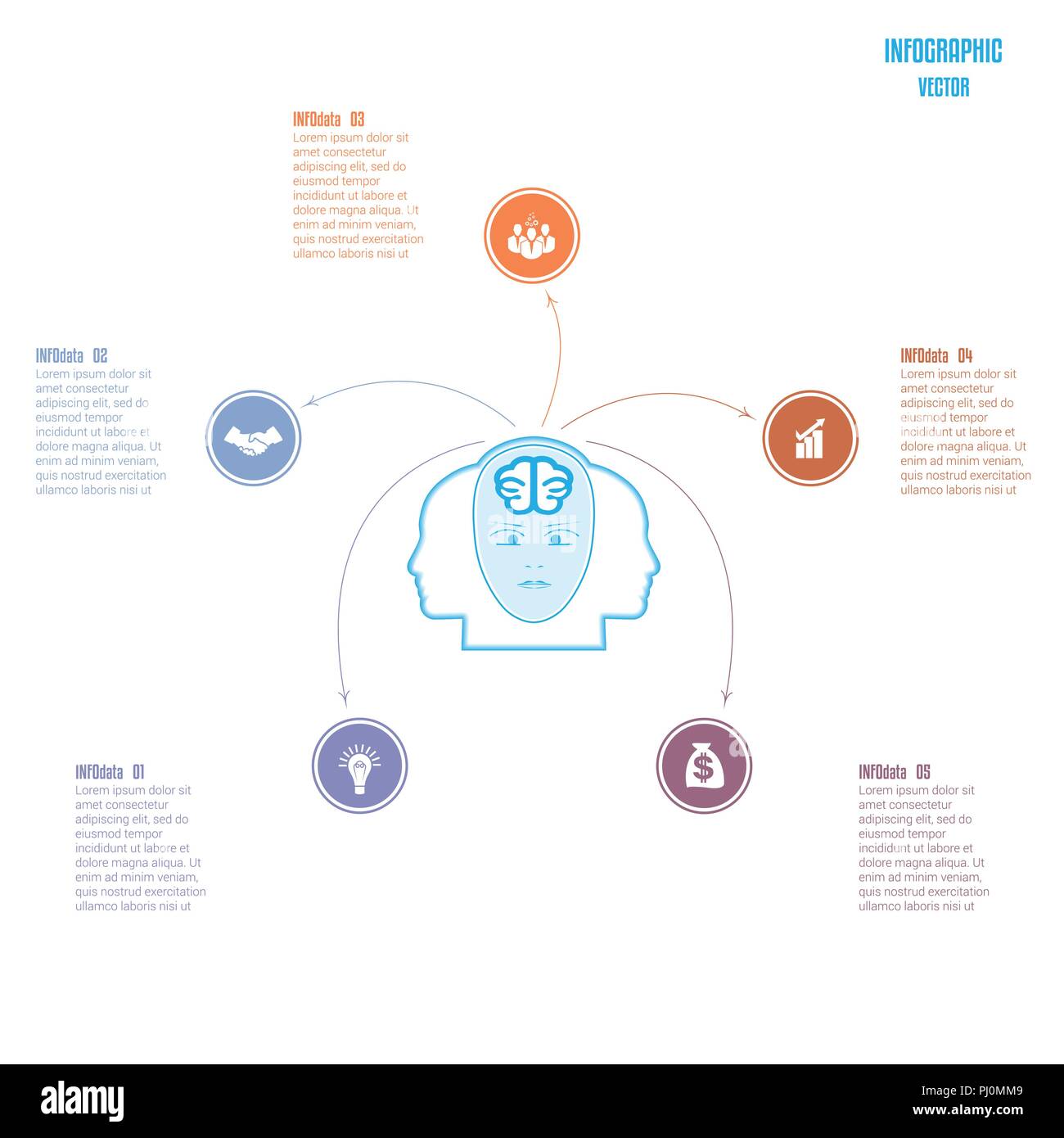 Brain storm diagram Stock Vector Images - Alamy