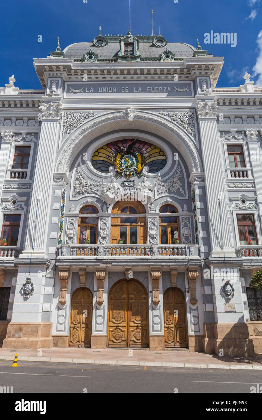 Bolivian palace of government hi-res stock photography and images - Alamy