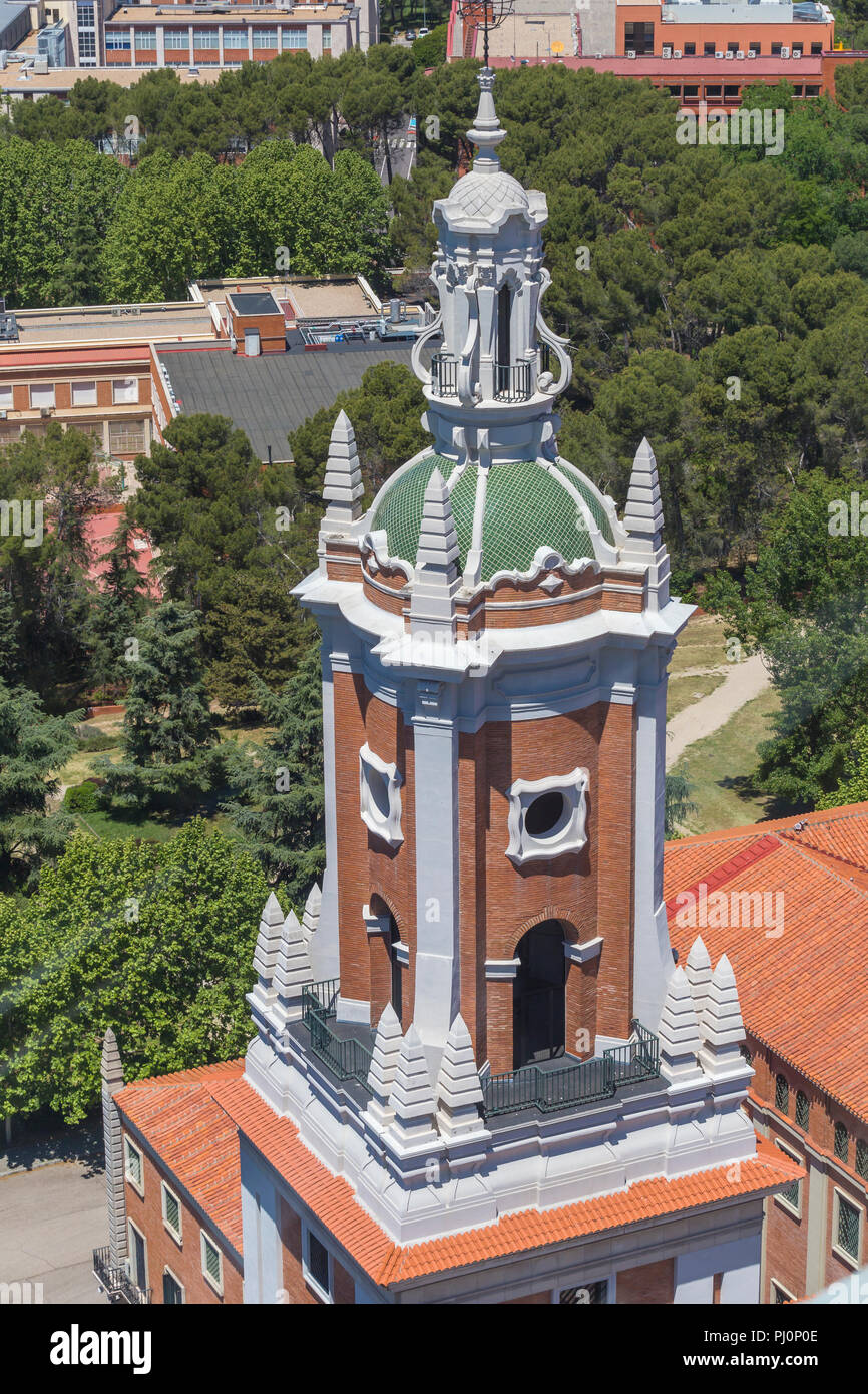 Cityscape from Torre de Moncloa, Madrid, Spain Stock Photo - Alamy