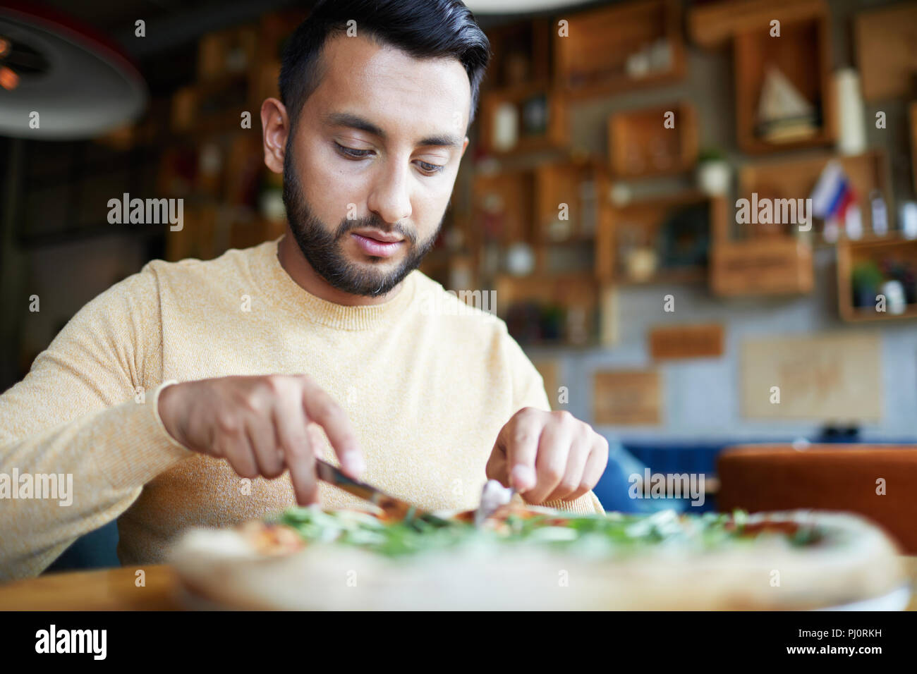 Pizza for lunch Stock Photo - Alamy