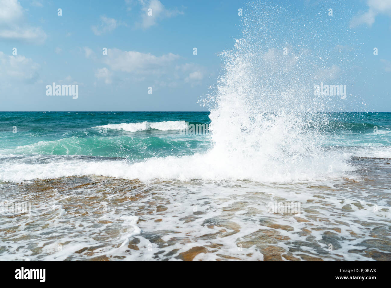 Bright sunny day on tropical hi-res stock photography and images - Alamy