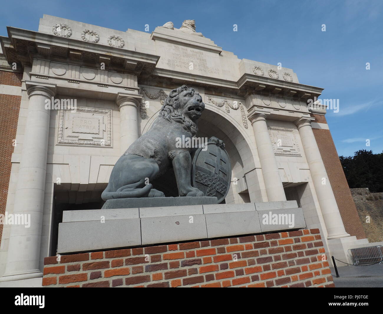 Menin Gate Ypres Stock Photo - Alamy