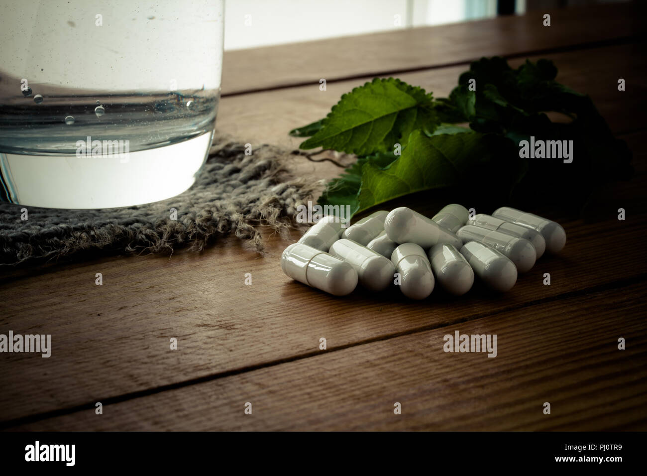Wellness leaf hi-res stock photography and images - Alamy