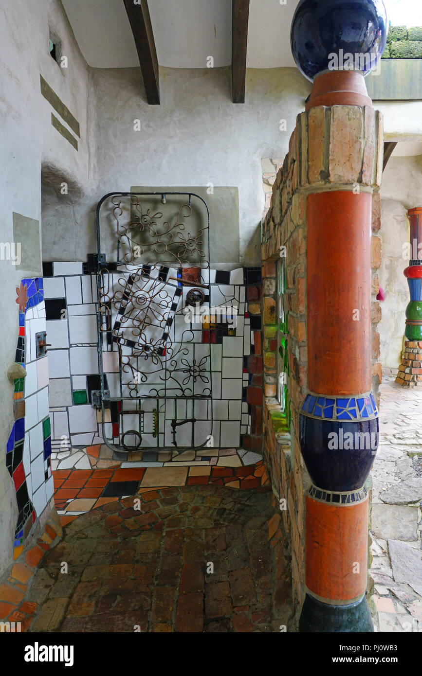 The Hundertwasser Toilets, a public toilet located at 60 Gillies Street ...