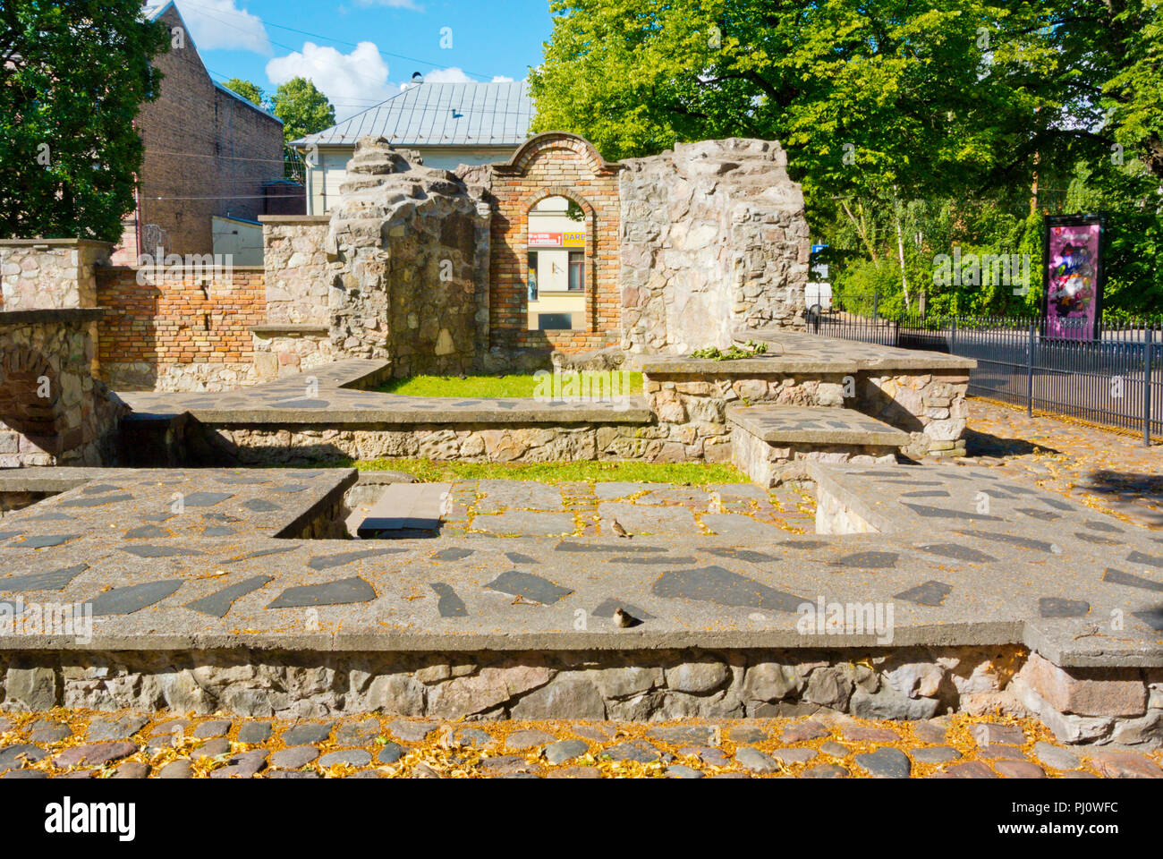 Former Choral Synagogue, Holocaust Monument, Riga, Latvia Stock Photo ...
