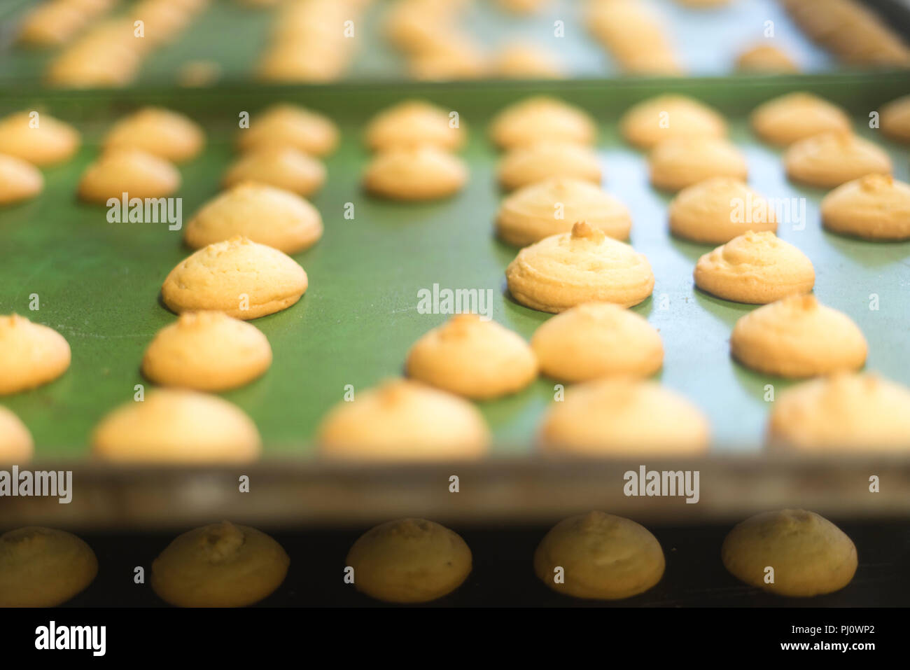 Making sweets fried and baked in the bakery Stock Photo - Alamy