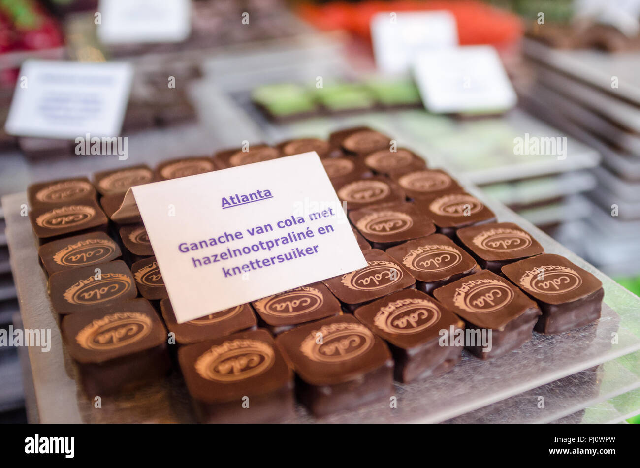 The Chocolate Line Antwerp Belgium Stock Photo - Alamy