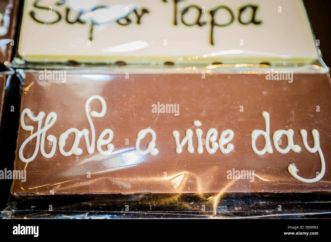 The Chocolate Line Antwerp Belgium Stock Photo - Alamy