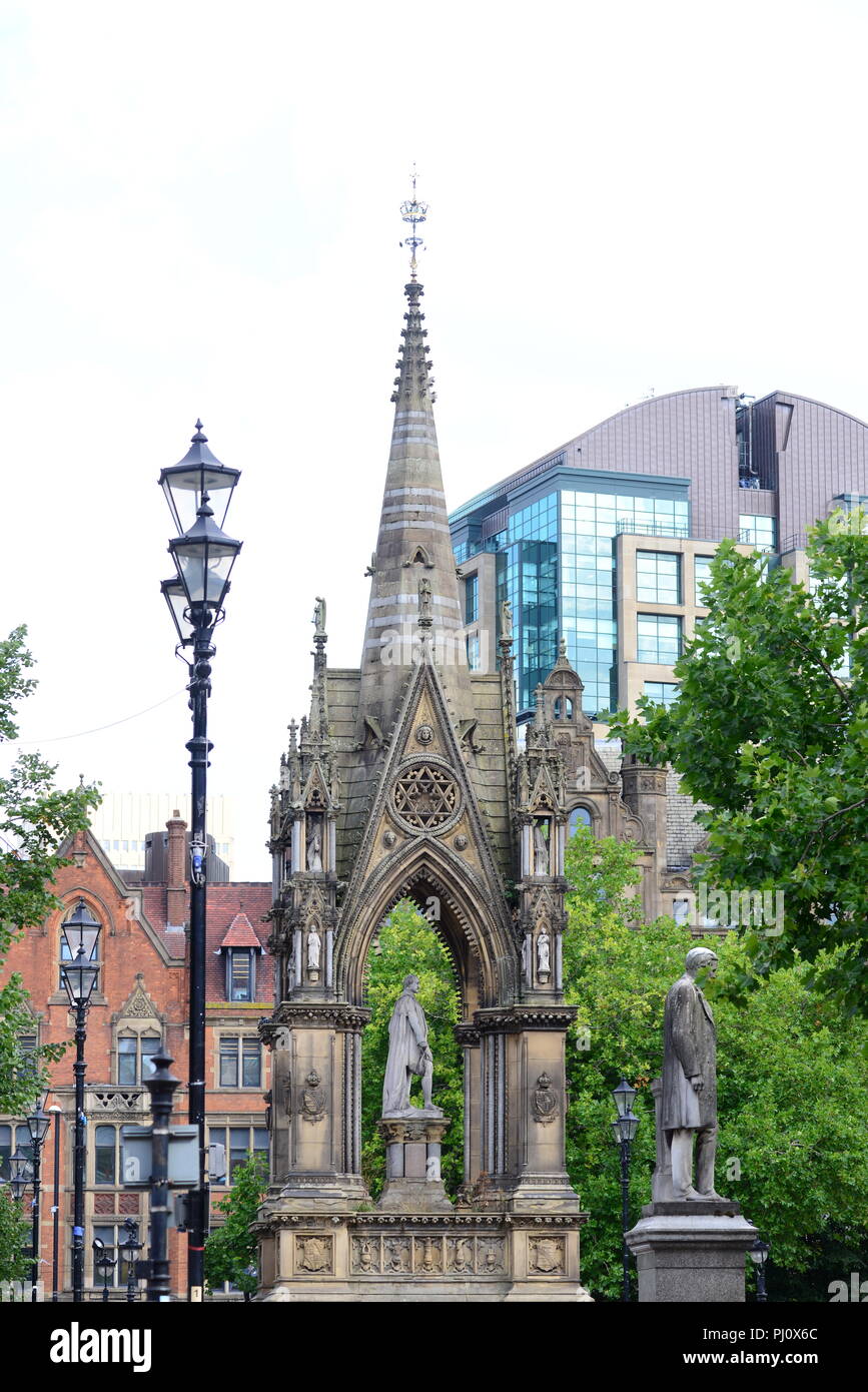 Albert Memorial in Manchester Stock Photo - Alamy