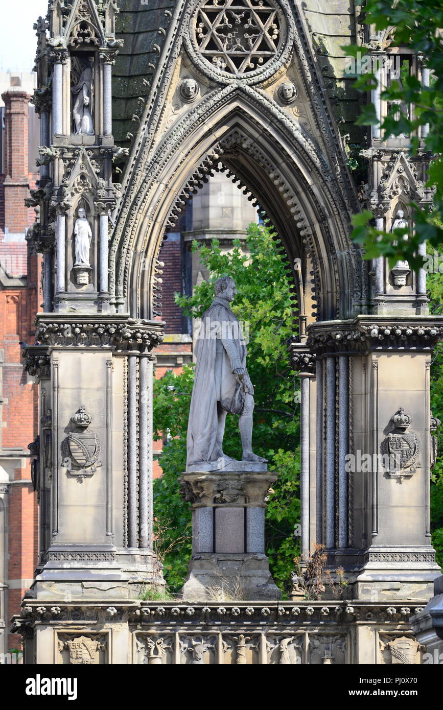 Albert Memorial in Manchester Stock Photo - Alamy